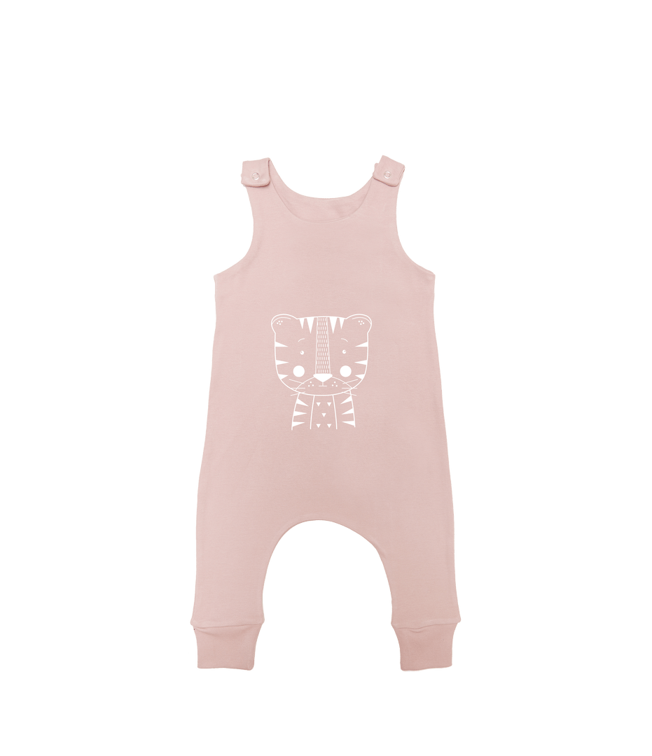 Tegan the Tiger Harem Rompers – Dandylion Kids Clothing